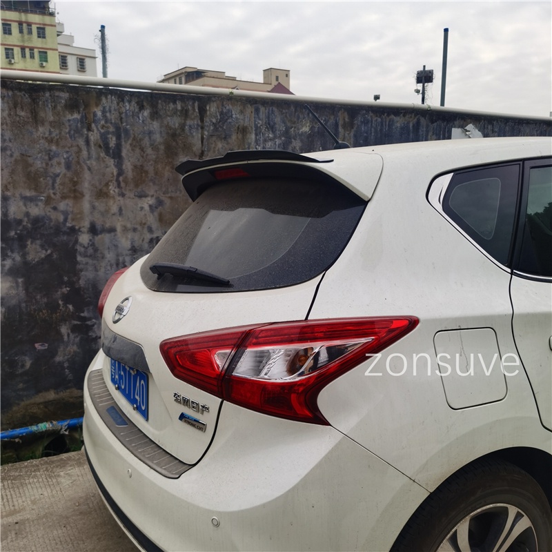 Use For Nissan Tiida 2019-2021 Roof Spoiler Factory Style Carbon Fiber ...
