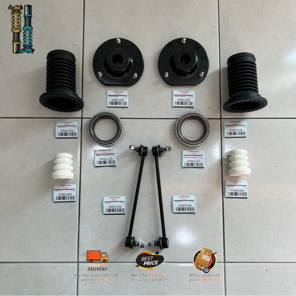 🚨MITSUBISHI🚨10 ITEM SET PROTON SAGA BLM/ FLX / SAVVY ABSORBER MOUNTING ...
