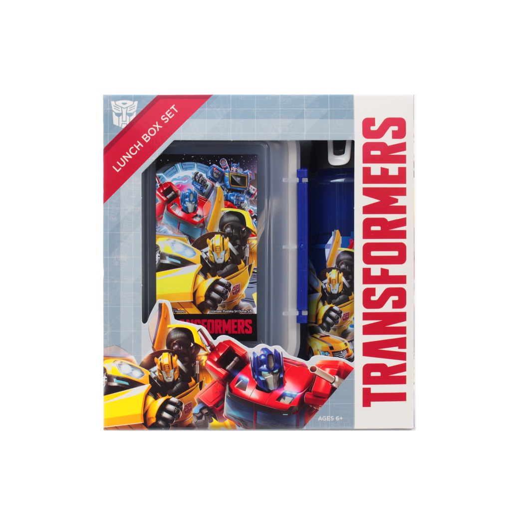 Transformers Children School Lunch Box Set With Drinking Bottle For ...