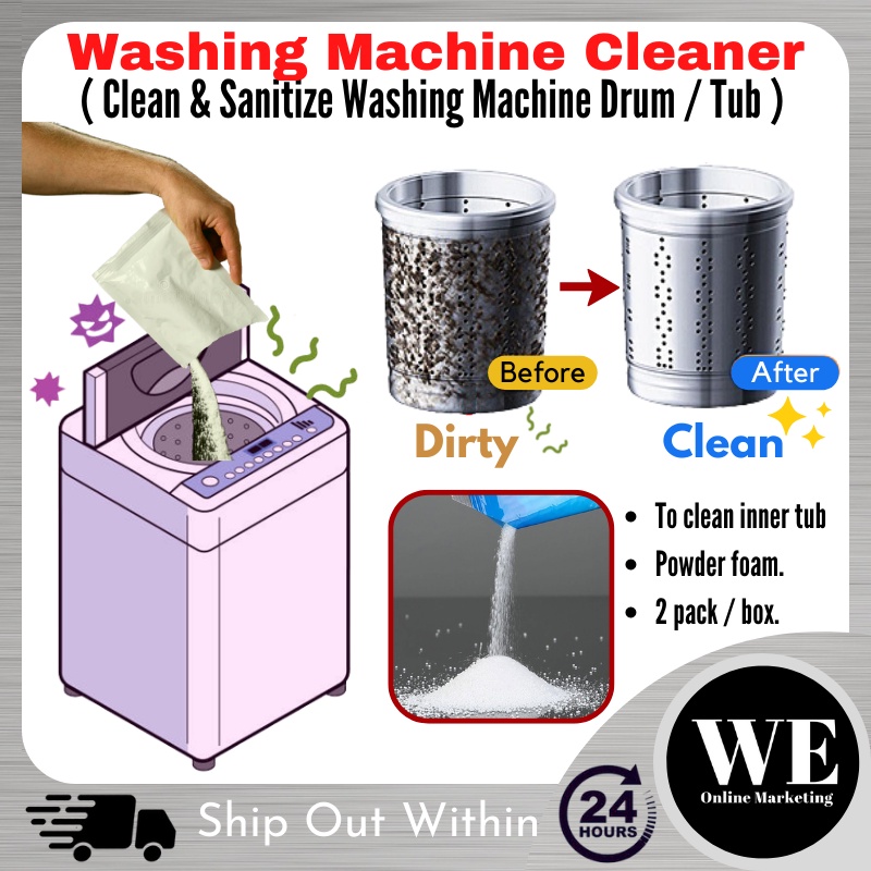 🇲🇾Ready Stock🇲🇾 Washing Machine Cleaner (2 pack / box) - Daiso Cosway ...