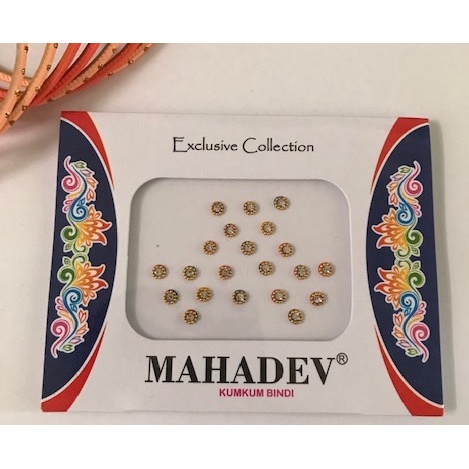 Fancy White Stone Design Indian Sticker Pottu Forehead Bindi Potu Wear ...