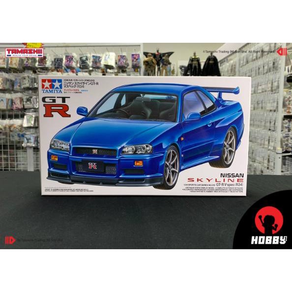Tamiya Nissan Skyline GT-R V-Spec (R34) (Scale 1/24) | Shopee Malaysia