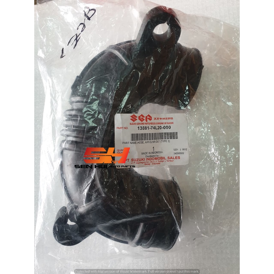 Suzuki Proton Ertiga AIR HOSE filter to throttle body 13881-74L20 ...