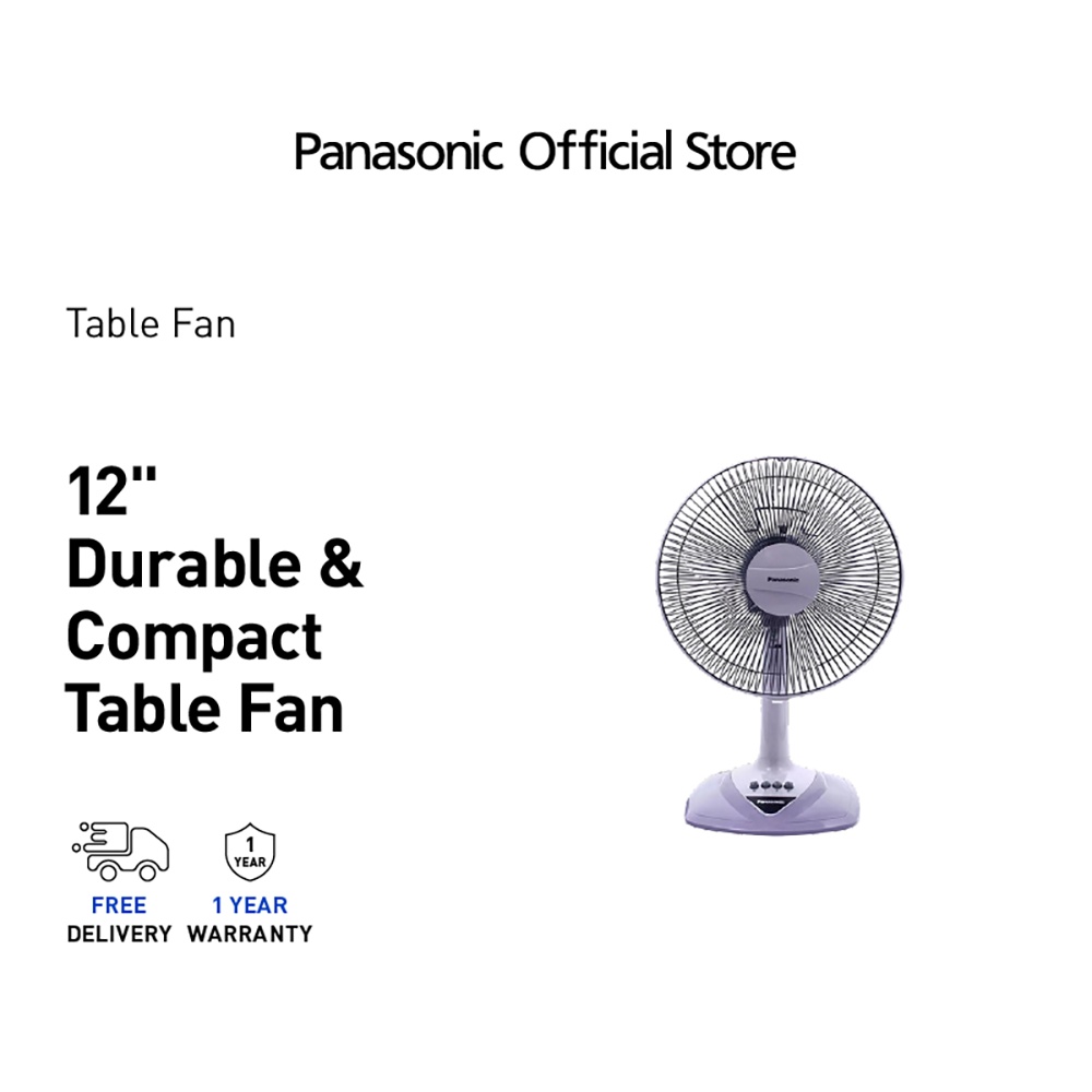 Panasonic Table Fan 3-Speed On/Off (12") F-MN304 Kipas Meja | Shopee ...