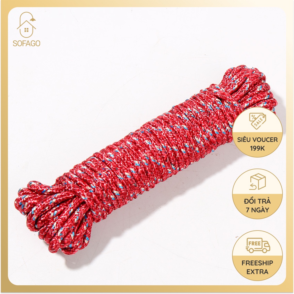Clothes drying rope, cotton rope, 10m cargo rope | Shopee Malaysia