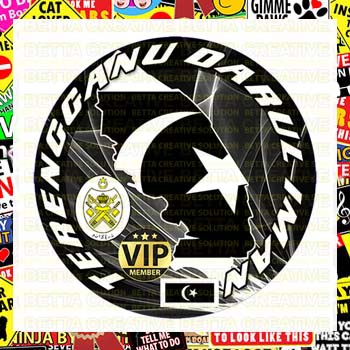 [ BESAR / STIKER LORI ] Team Terengganu - Car Sticker / Bumper Sticker ...