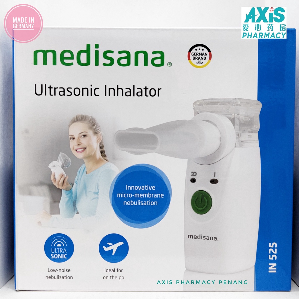 MEDISANA ULTRASONIC INHALATOR NEBULISER IN525 with Mask or Mouthpiece ...