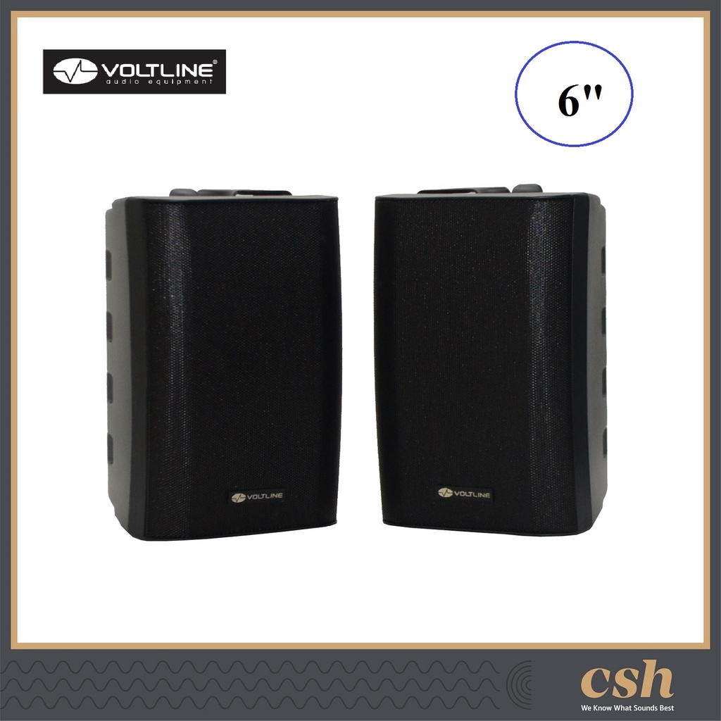 VOLTLINE MP650T 6" 50W Wall Speaker (1 Pair) | Shopee Malaysia