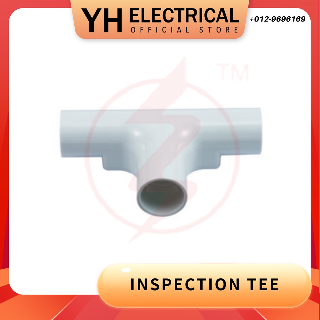 YH Conduit Pipe Fitting Accessory PVC 20mm 25mm 1 2 3 4 Way Tee Elbow ...