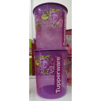 Tupperware Royal Rose or Spring Blooms Maxi Canister 5.5L ( Airtight Liquid Tight Giant Canister ...