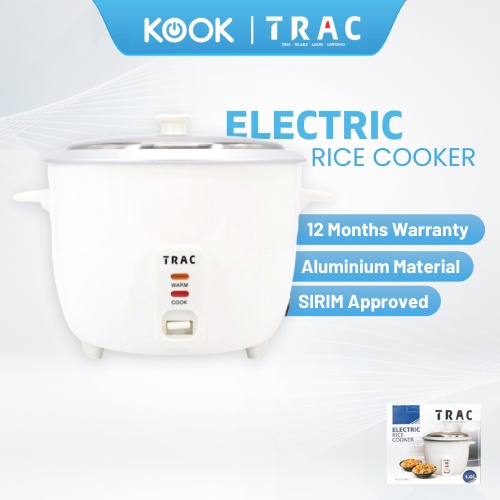 TRAC 1.8L Non-Stick Rice Cooker Cooker Multifunction Pot Frying Pan ...