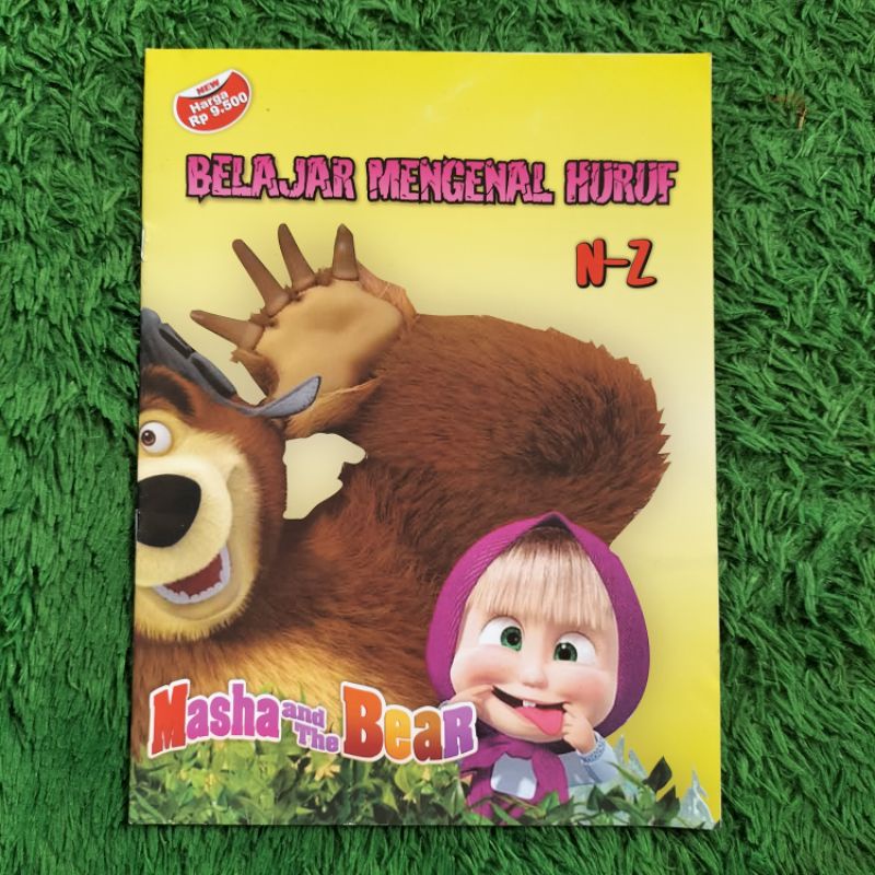 Original BOOK MASHA AND THE BEAR SMART COLORING LEARNING TO KNOW THE ...