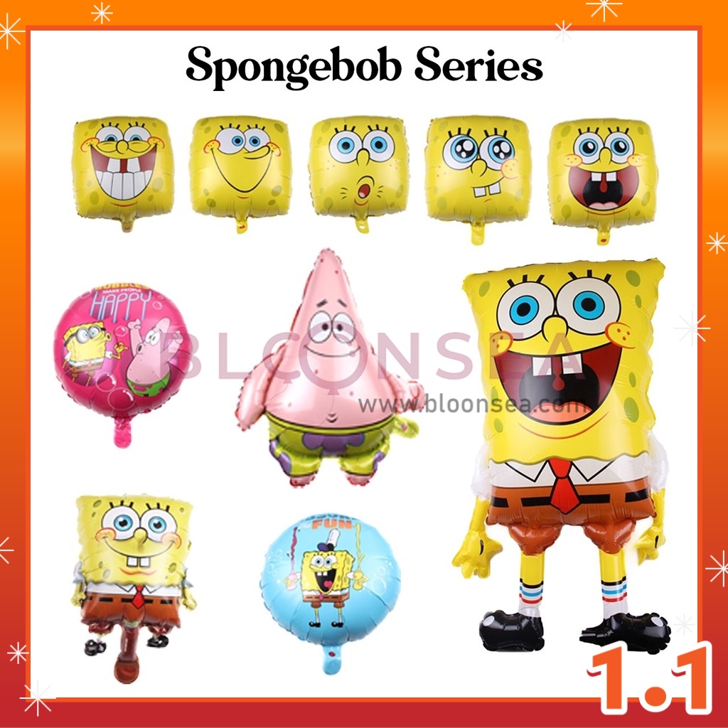 SpongeBob SquarePants Theme Foil Balloon Set Arch Patrick Star ...