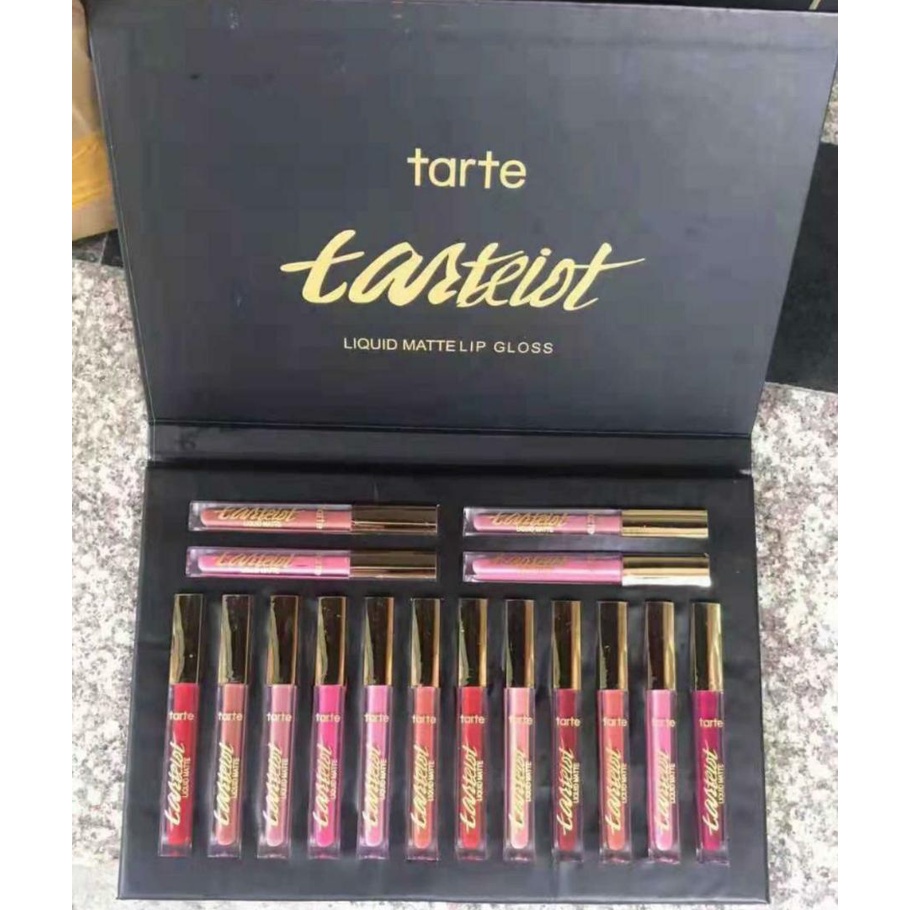 100% original, Tarte Matte Lipgloss Lipmatte Glossy Lip Paints (16 pcs ...
