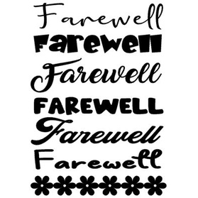 STICKER FAREWELL 6 IN 1 ( A4 SIZE ) | Shopee Malaysia
