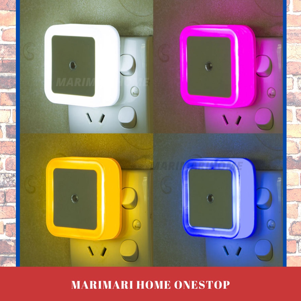 Mini Night Light Plug Automatic Sensor LED Night Lamp Socket Plug ...