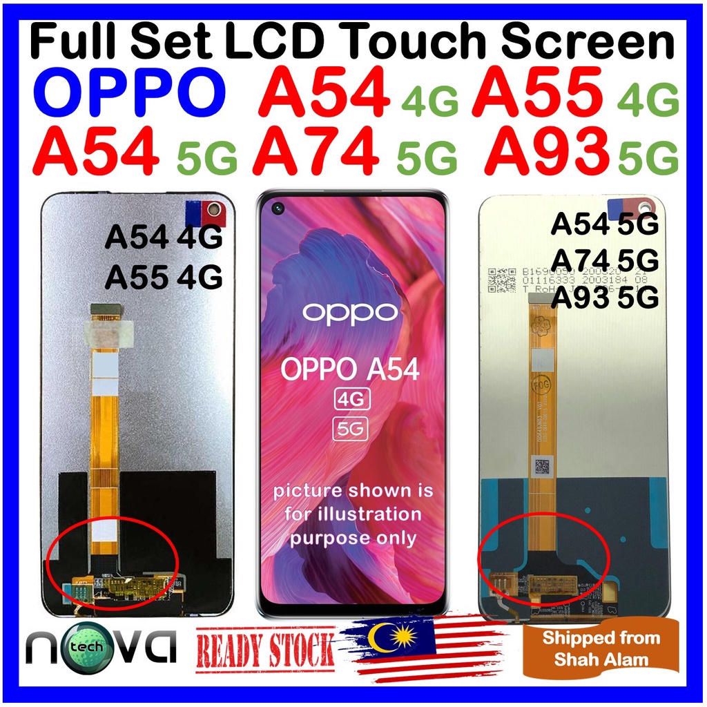 Full Set ORI NGS LCD Touch Screen Fit with OPPO A54 4G / OPPO A54 5G / OPPO A55 4G / OPPO A74 5G ...