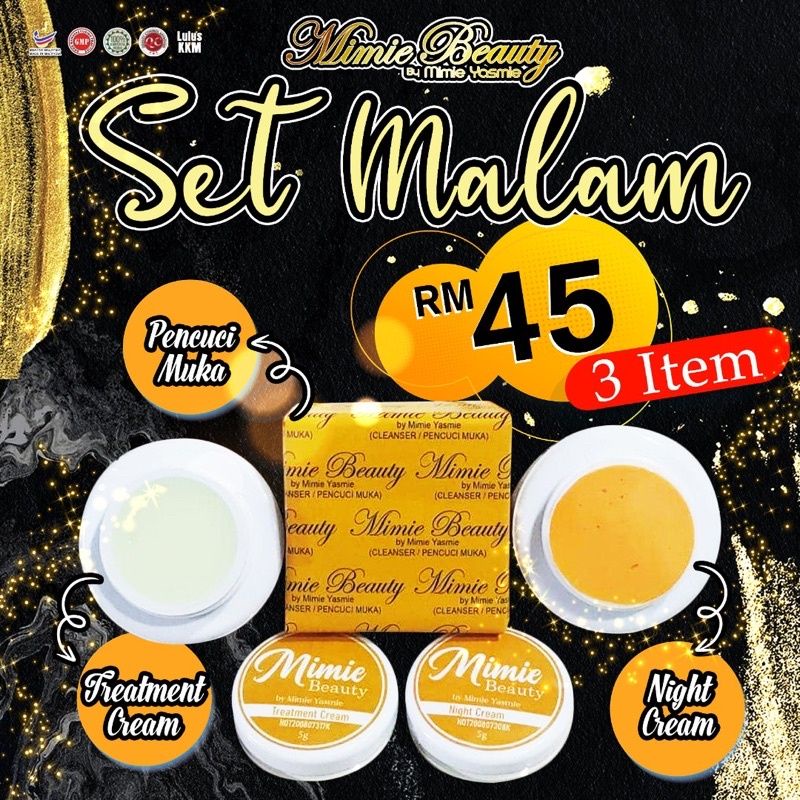 🔥READY STOCK🔥Trial Set Mlm 3 In 1 (Mimie Beauty Skincare) | Shopee Malaysia