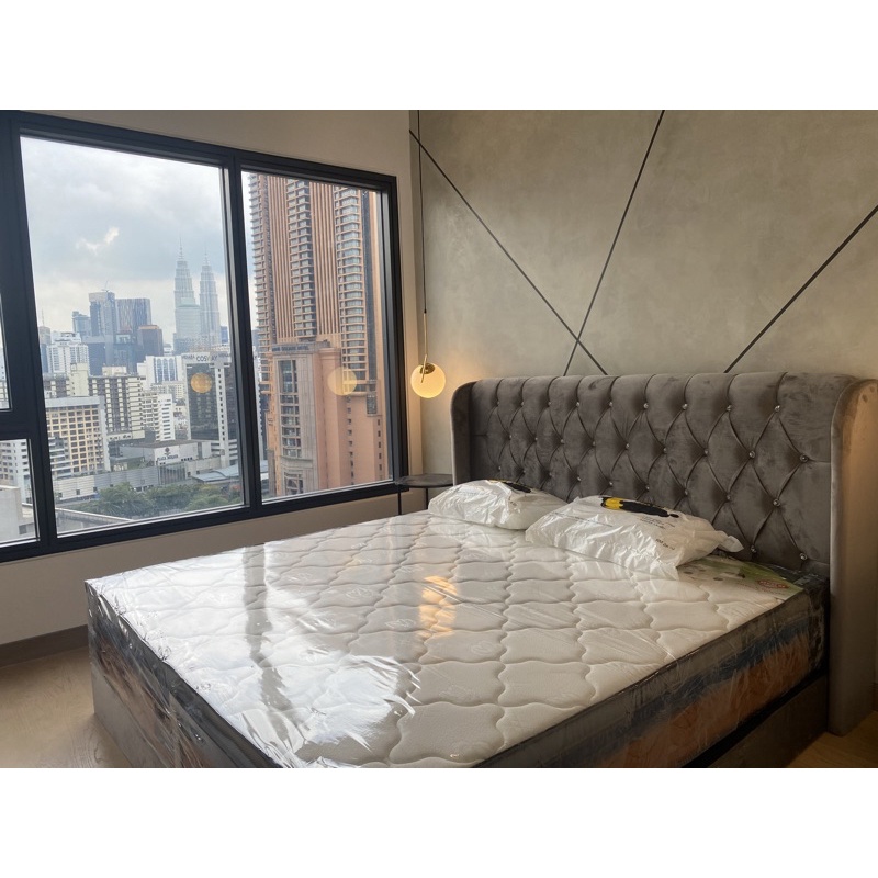 KATIL QUEEN KING SIZE BEDFRAME CHESTERFIELD(HANDMADE) | Shopee Malaysia