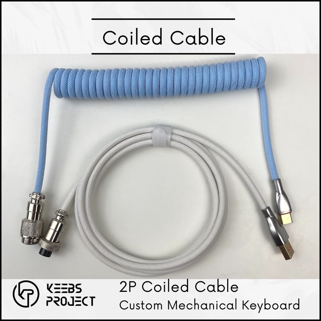 [𝗥𝗘𝗔𝗗𝗬 𝗦𝗧𝗢𝗖𝗞] Custom Coiled Cables for Mechanical Keyboards | Eva ...