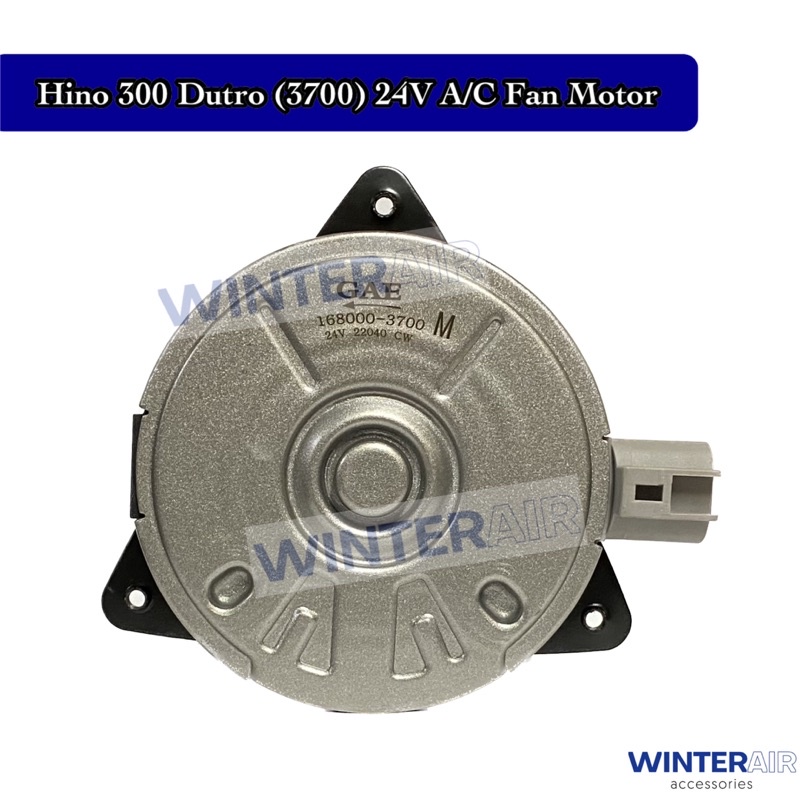 Hino 300 Dutro Lorry Truck (24V) • (3700) Air Cond Radiator Fan Motor ...