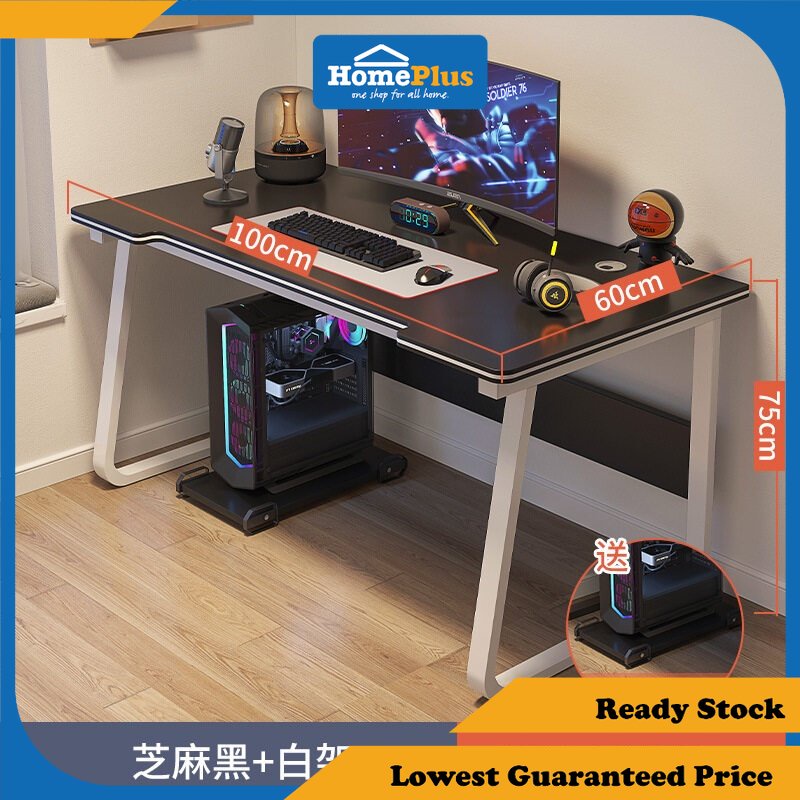 HOMEPLUS 100/120CM Computer Desktop Table Student Gamer Live Streamer ...