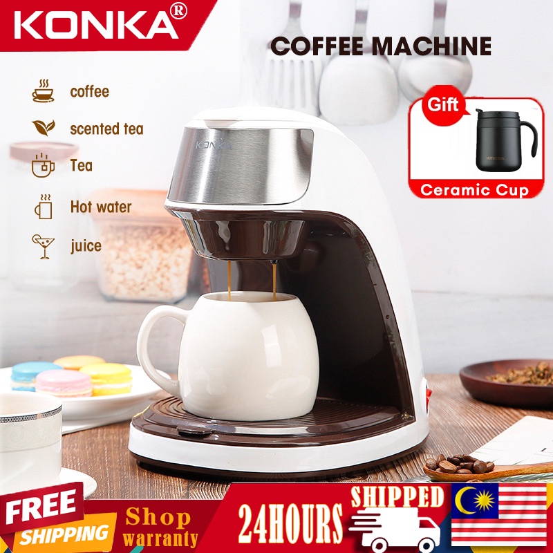 【KONKA】 Coffee Maker Household Coffee Machine Maker Automatic Dripping ...