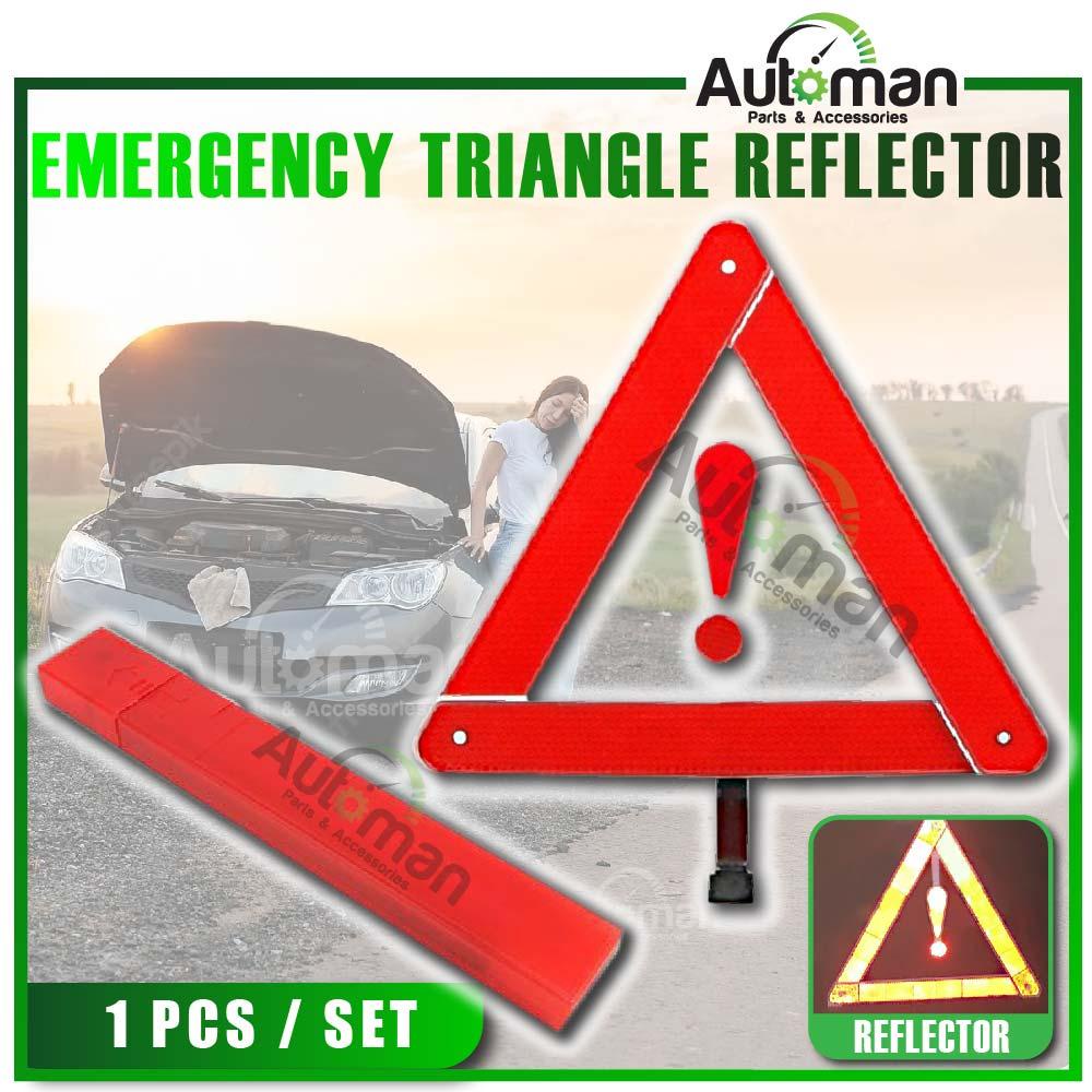 Car Emergency Triangle Reflector Foldable Stand Service PVC BOX Signal ...