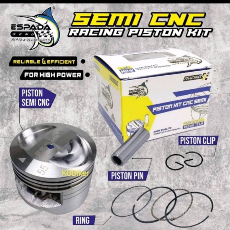 ESPADA CNC SEMI DOME EX5 DREAM CLASS HIGH POWER kriss 110 WAVE100 PISTON bonus sym aveta 53 56 ...