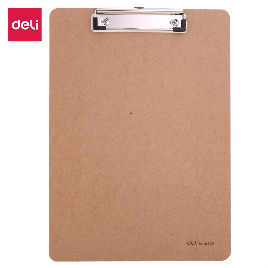 Deli A4 Size Mdf Wooden Clipboard A4 9226 | Shopee Malaysia