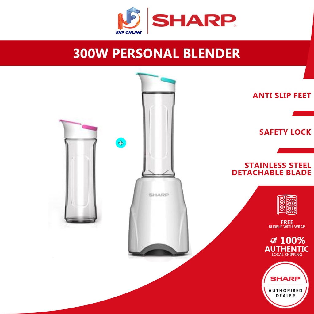 Sharp Pengisar Jus - Personal Blender 300W EM60PMWH | Shopee Malaysia