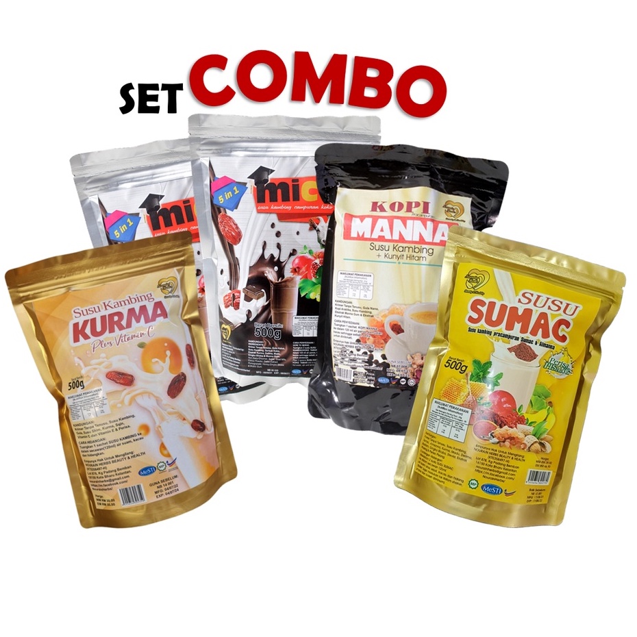 ORI HQ (KOMBO D) PAKEJ SET KOMBO DENGAN PAKEJ CAMPURAN MINUMAN UNTUK ...