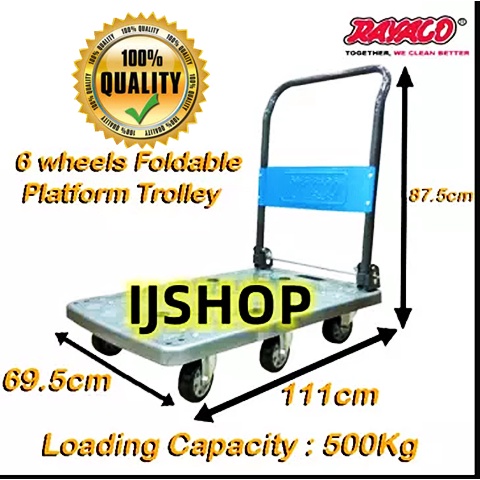 Rayaco 150/300/500kg Heavy Duty Industrial Hand Truck/trolley Foldable ...