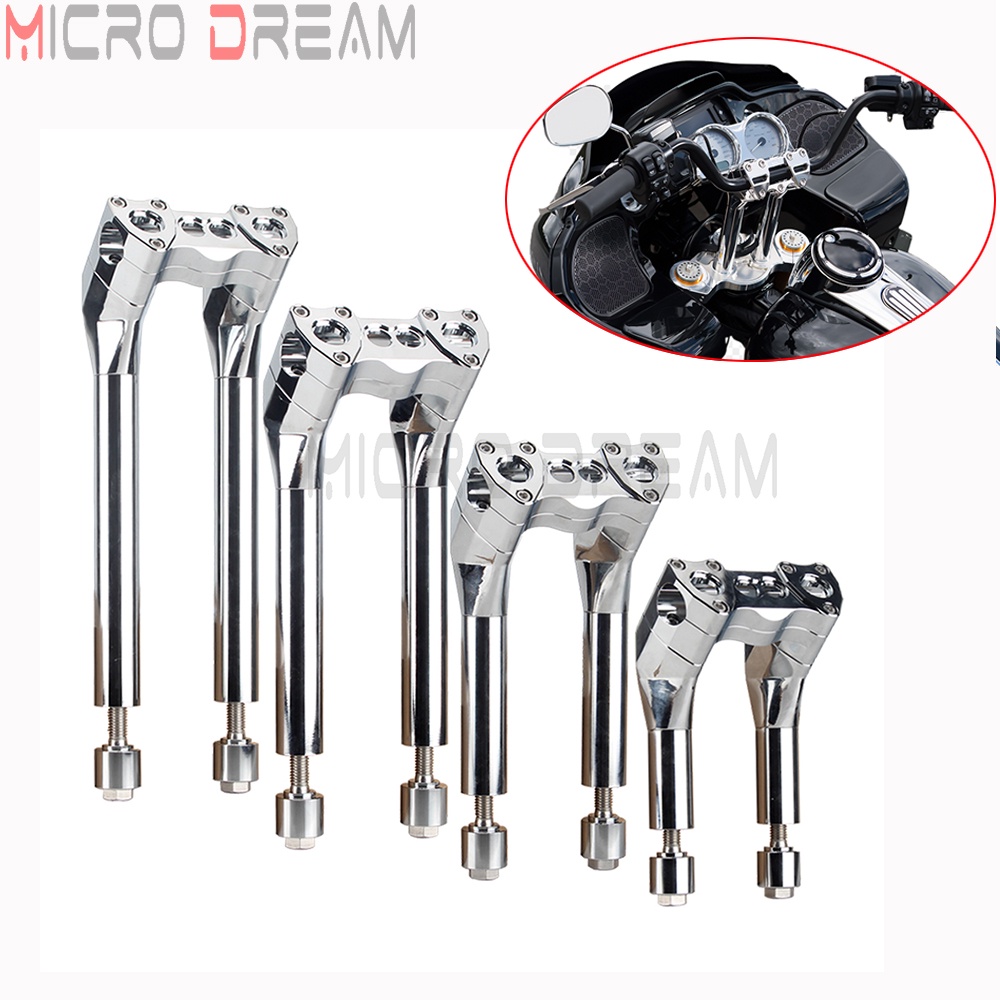 1inch Pull-back Kickback Motorcycle Handlebar Risers Universal 1" 25mm ...