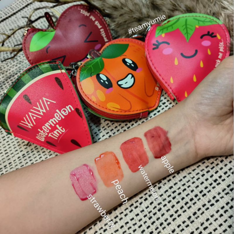 WAWA FRUITY LIPTINT WAWA COSMETICS BY WAWA ZAINAL ORIGINAL Hq | Shopee ...