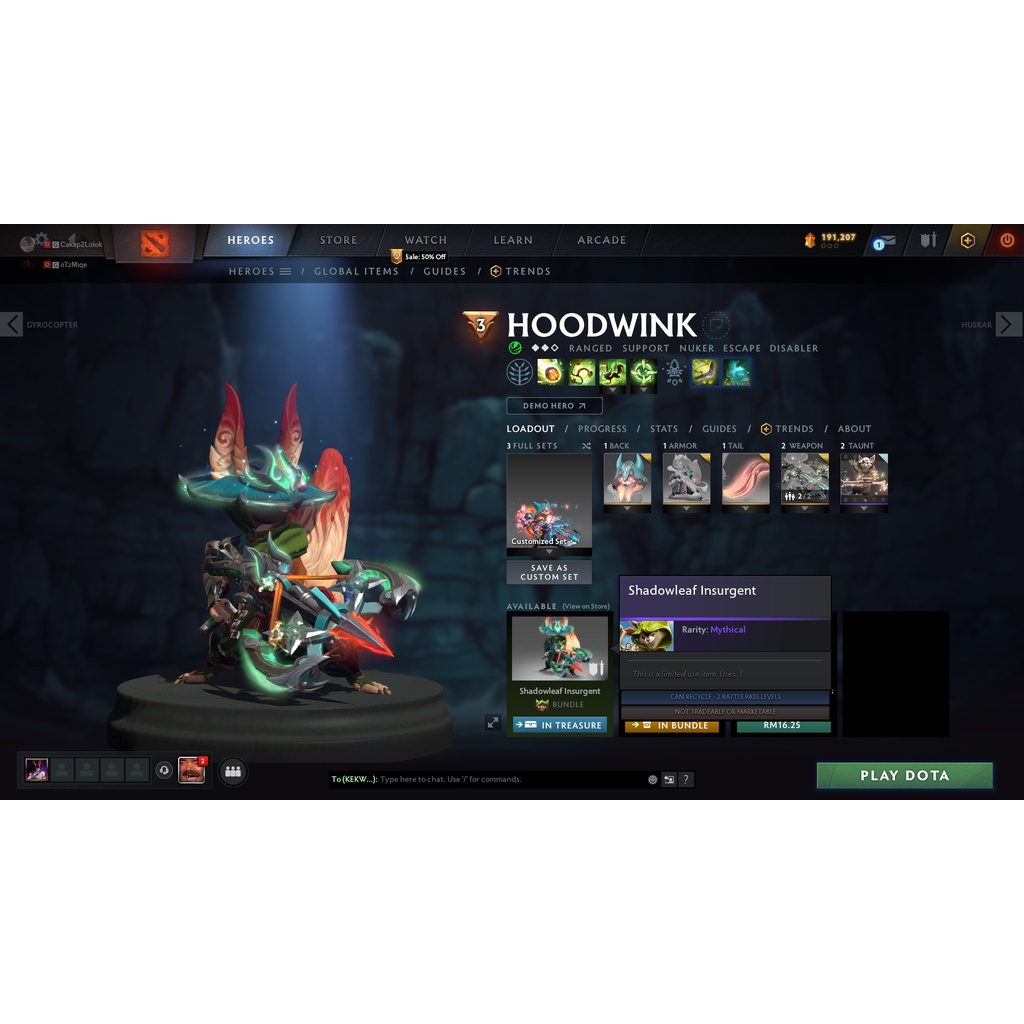 Hoodwink Shadowleaf Insurgent | Shopee Malaysia