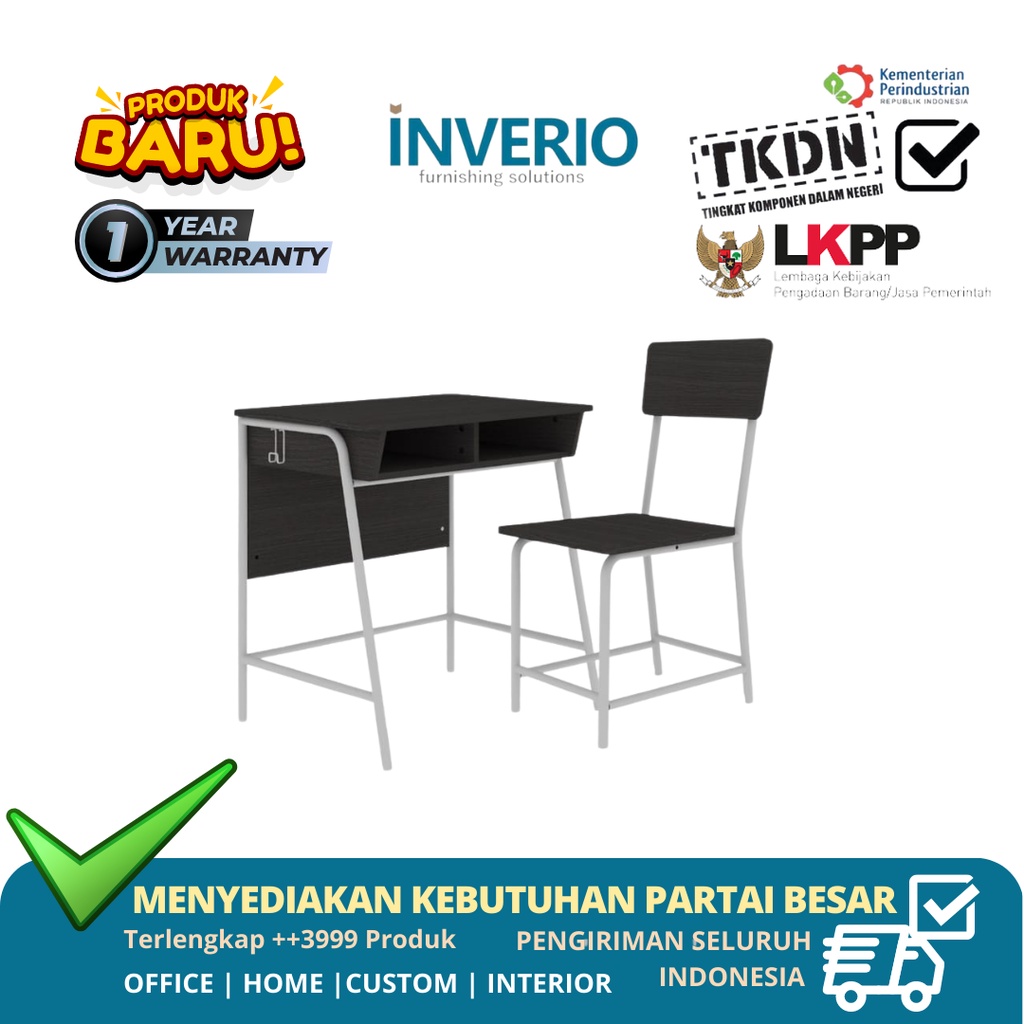 Inverio - School Desk/Study Desk/Writing Desk/EXPO Brand | Shopee Malaysia
