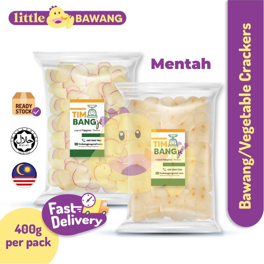 Keropok Bawang Bawang Crackers 400g | Keropok Sayur Vegetable Crackers ...
