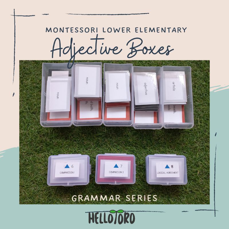 Montessori Grammar Boxes - Addictive | Shopee Malaysia