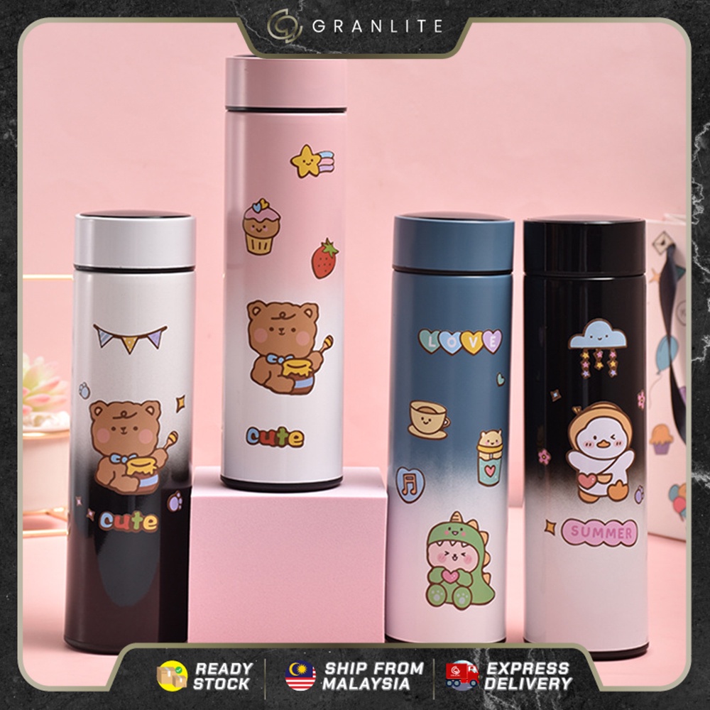 Temperature Display Smart 304 Stainless Steel Thermos Water Bottle ...