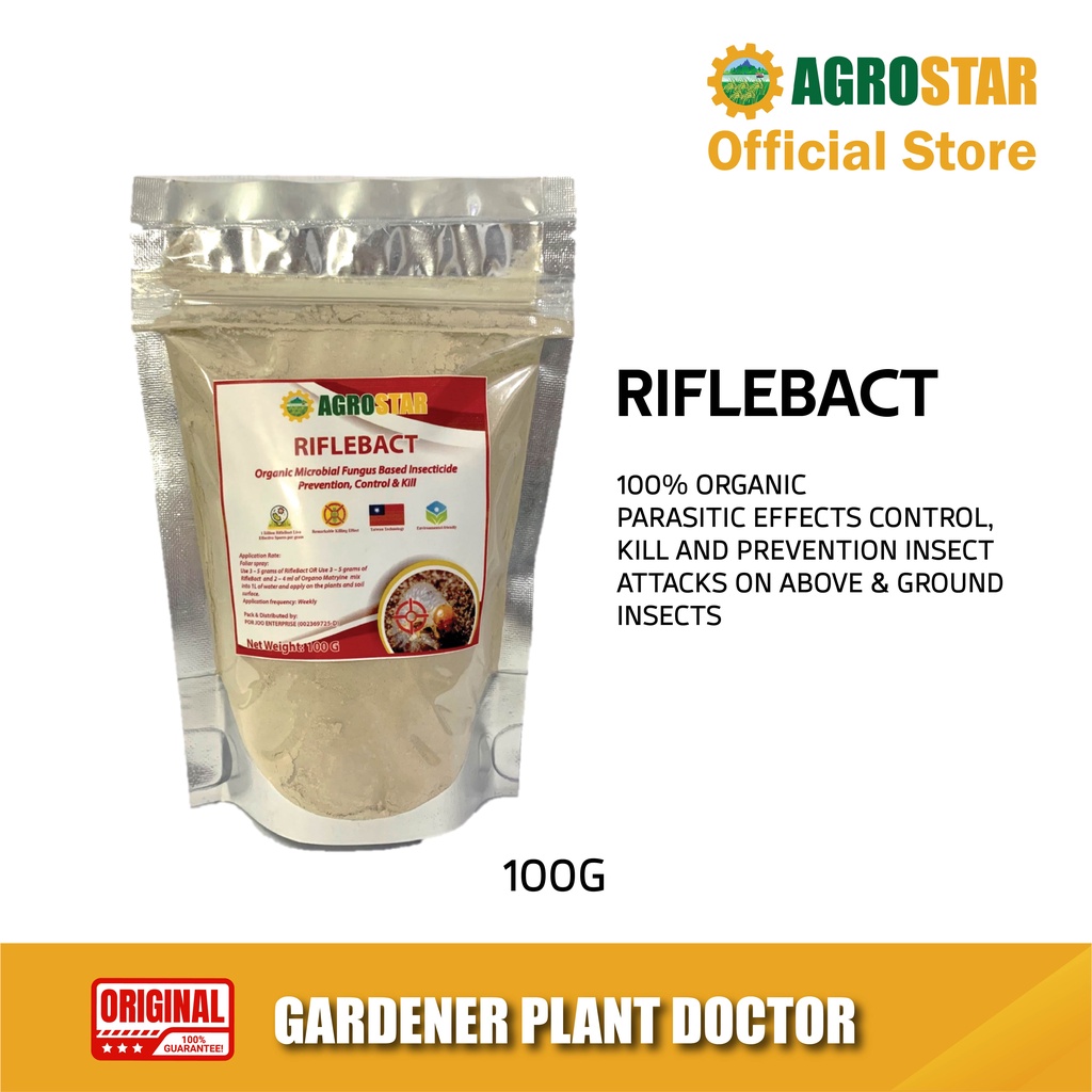 AGROSTAR Riflebact Organic Microbial Fungus Based Insecticide Parasitic ...