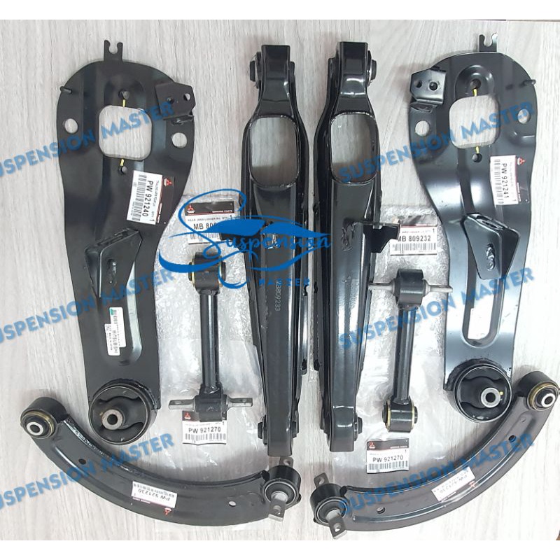 8 IN 1 SET - REAR TRAILING ARM/REAR SUSPENSION ARM/REAR LOWER ARM/REAR ...