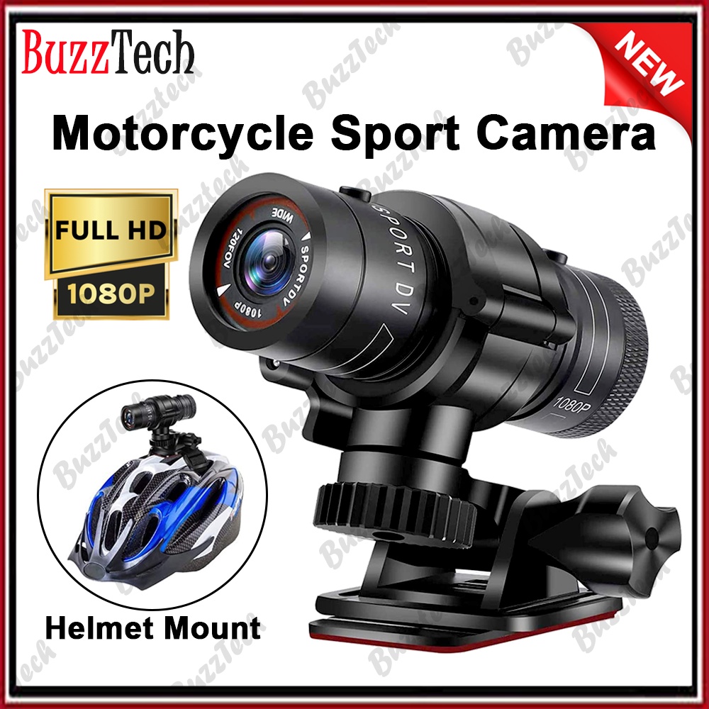 BuzzTech 1080P Motor Cam Waterproof Motorcycle Camera DVR Camcorder ...
