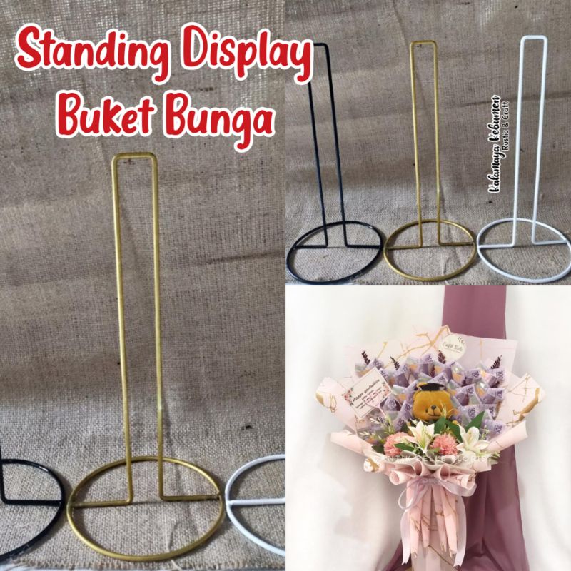 Display Standing Bouquet Of Puncture Bucket Artificial Flower Rack ...