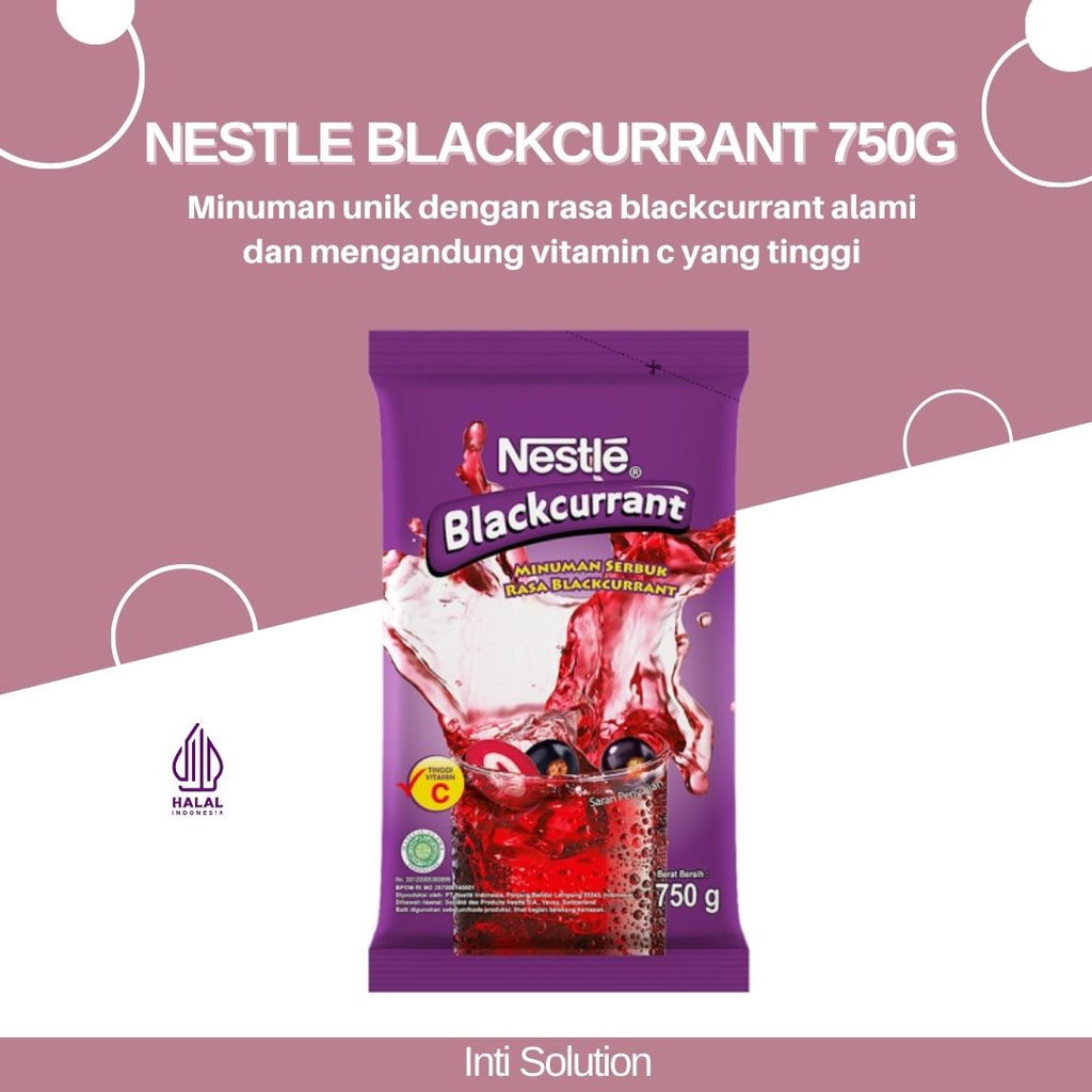 Nestle BLACKCURRANT DRINK 750 g / Cold DRINK powder | Shopee Malaysia