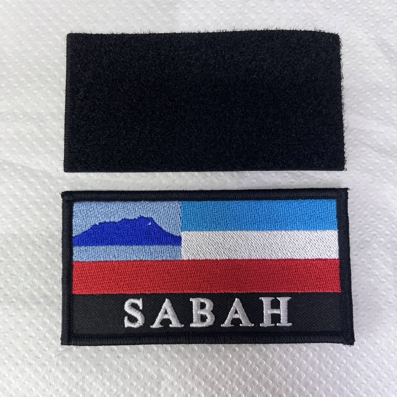 BENDERA SABAH PATCHES WITH VALCRO | Shopee Malaysia