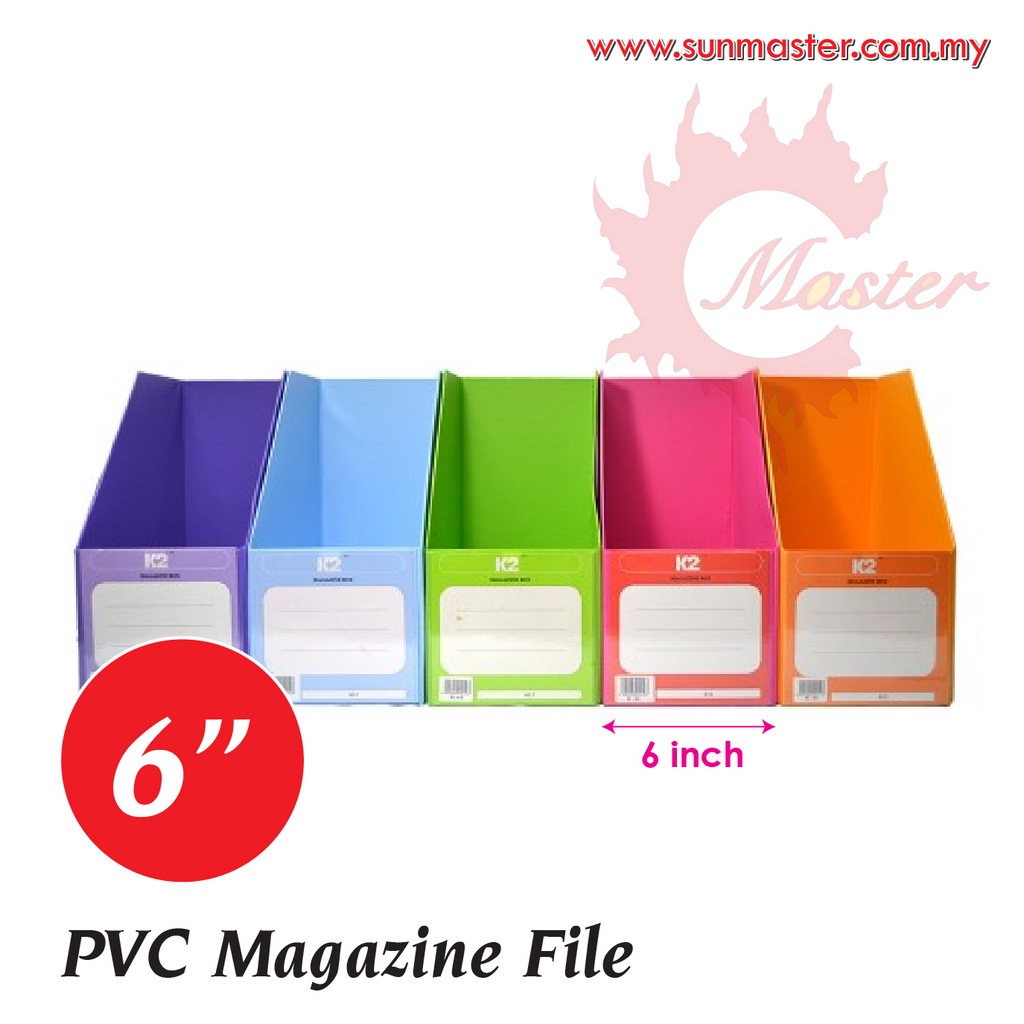 6" PVC Color Magazine Box File | Magazine File | Shopee Malaysia