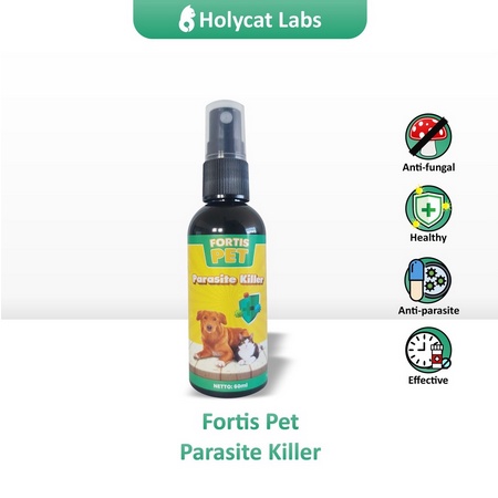 Fortis PET Parasite KILLER Fungus Medicine Scabies Demodex Scabies ...