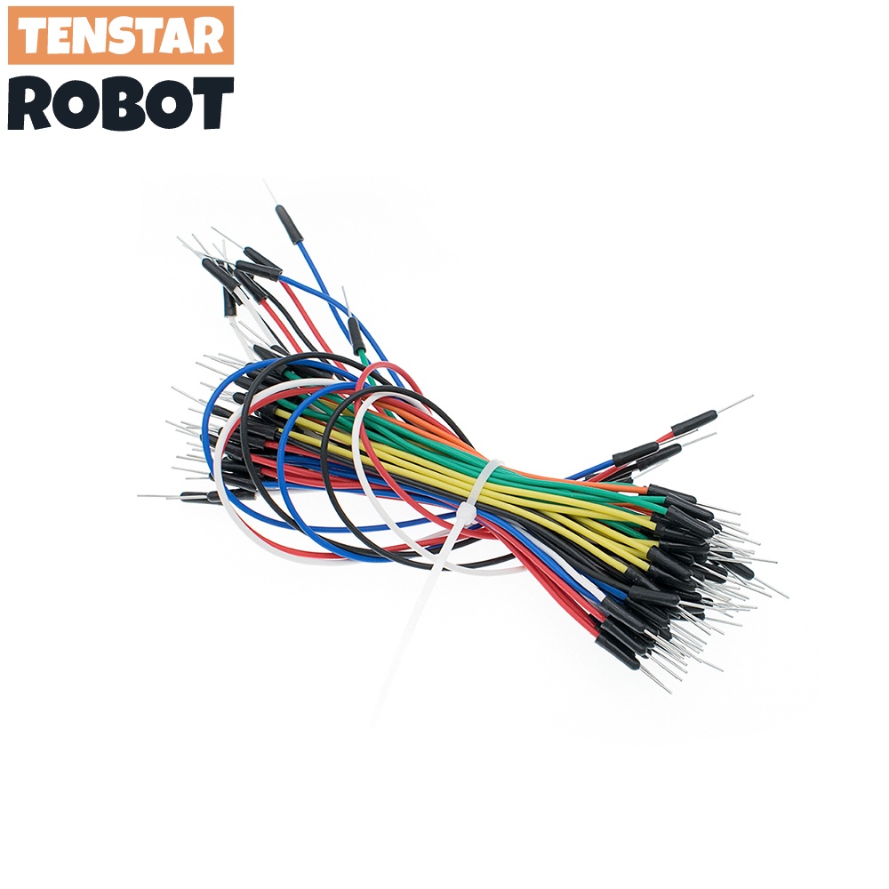 65pcs Jump Wire Cable Male to Male Jumper Wire for Arduino Breadboard ...