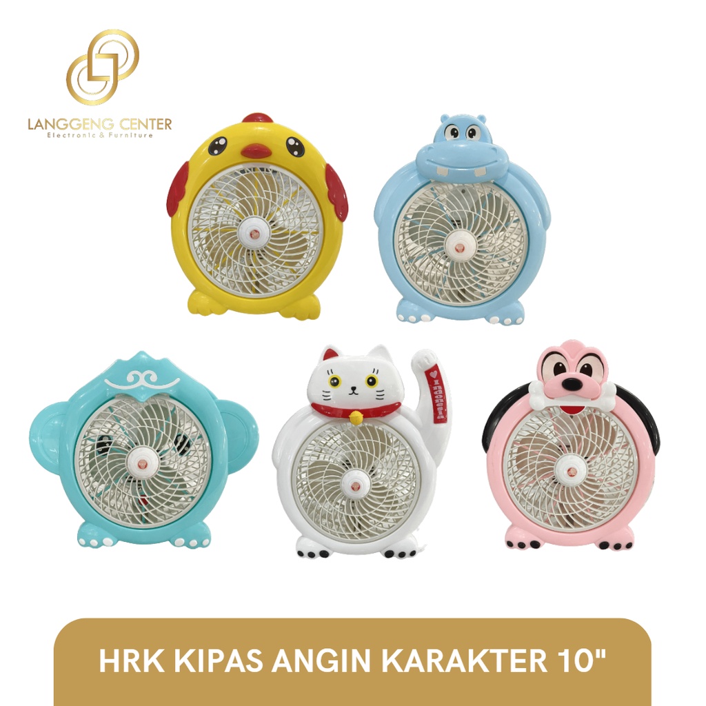 Hrk 10 inch Character Desk Fan | Shopee Malaysia